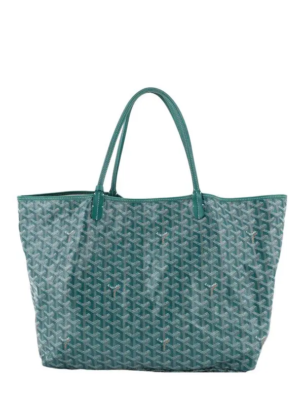 GOYARD Saint Louis Gm Tote Coated Canvas - Green
