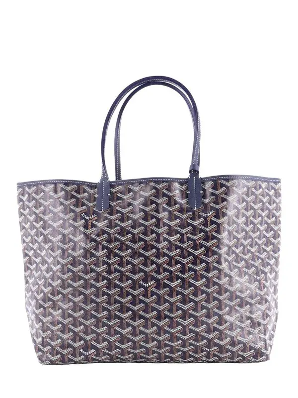 GOYARD Saint Louis Pm Tote Coated Canvas - Blue