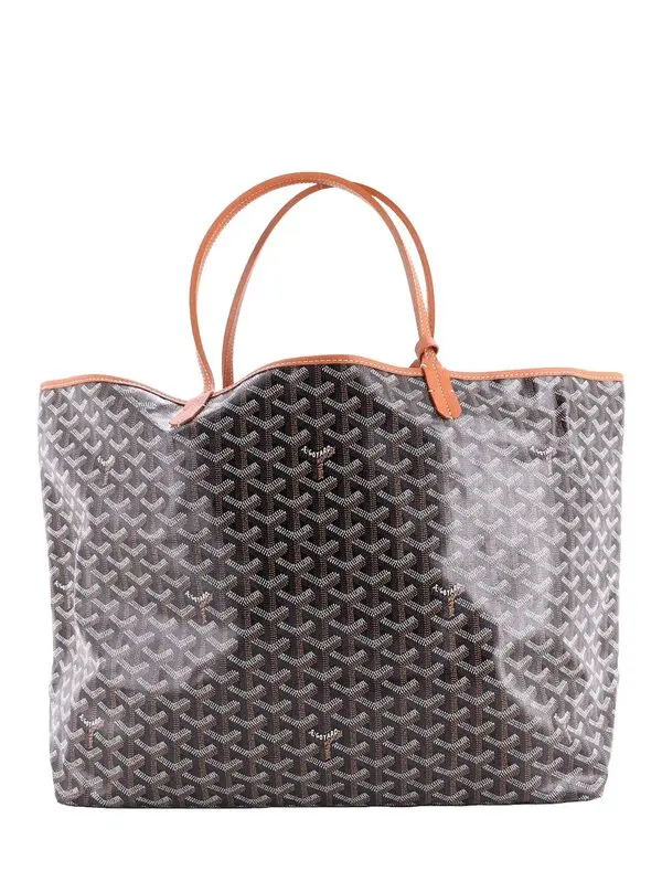 GOYARD Saint Louis Gm Tote Coated Canvas - Brown