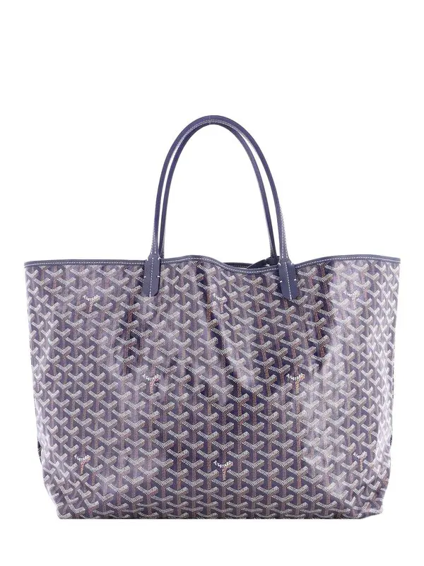 Goyard Saint Louis Gm Tote Coated Canvas - Blue