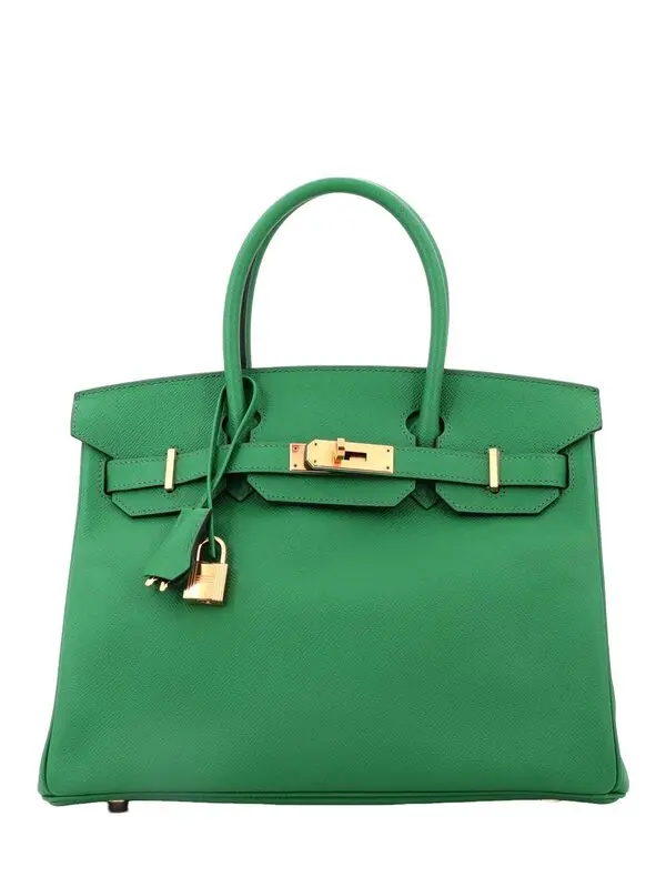 Hermès Birkin Handbag Green Epsom With Gold Hardware - Cactus