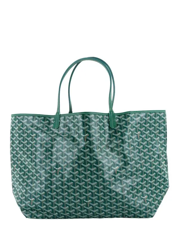 Goyard Saint Louis Gm Tote Coated Canvas - Green