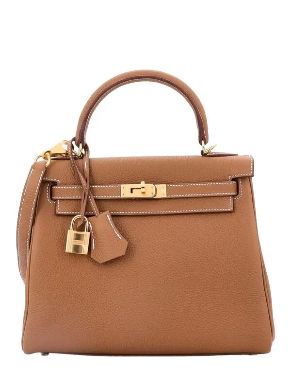 HERMES Kelly Handbag - Gold