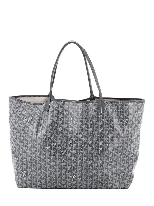 GOYARD Saint Louis Gm Tote Coated Canvas - Gray