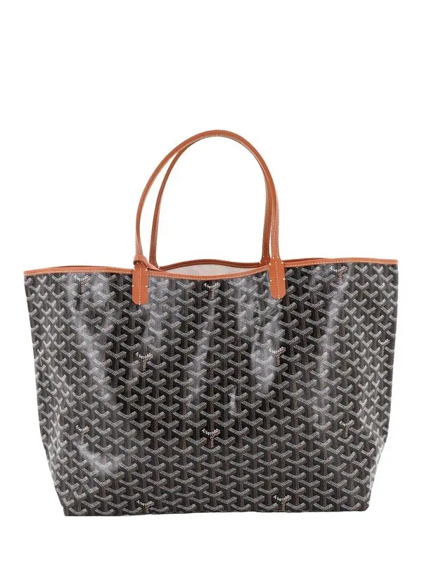 GOYARD Saint Louis Gm Tote Coated Canvas - Brown