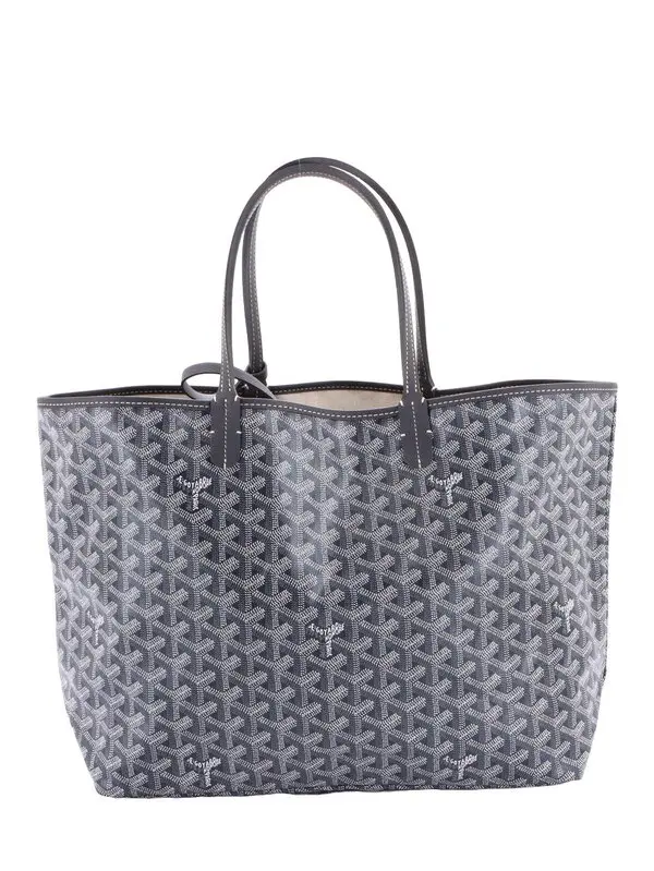 Goyard Saint Louis Pm Tote Coated Canvas - Gray