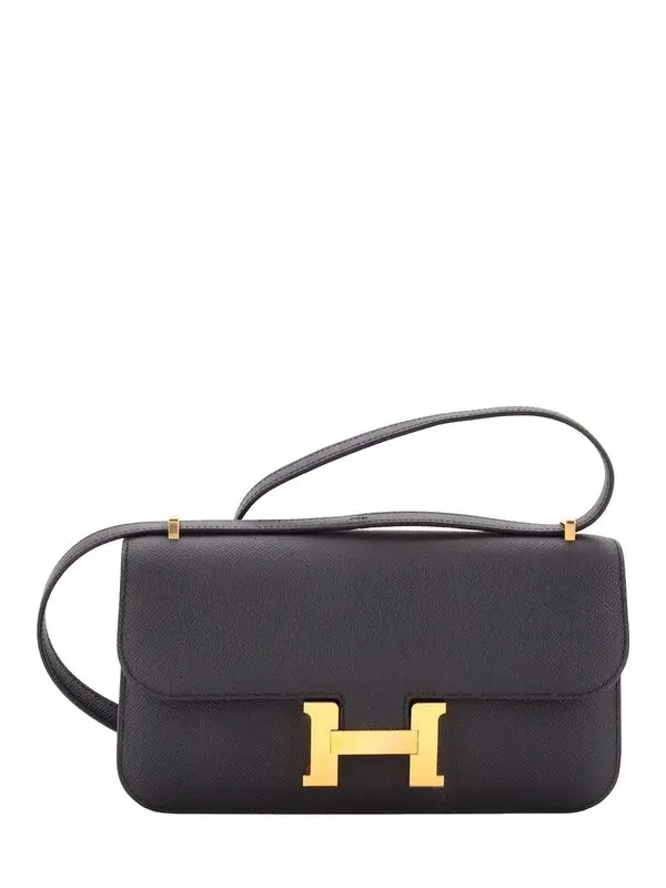 Hermès Constance Elan Nm Bag Epsom 25 - Noir