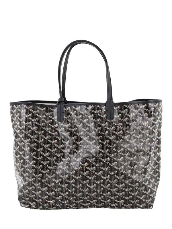 GOYARD Saint Louis Pm Tote Coated Canvas - Black