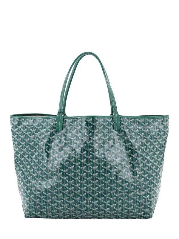 GOYARD Saint Louis Gm Tote Coated Canvas - Green