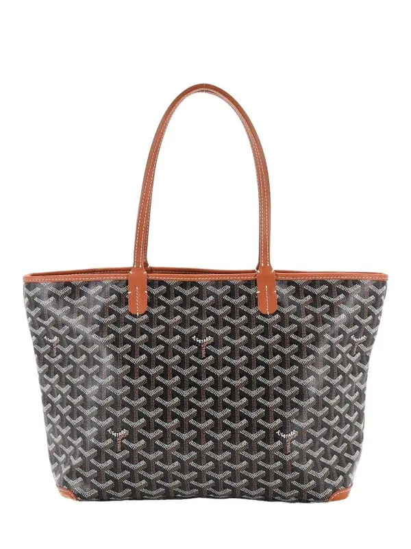 GOYARD Artois Tote Pm Coated Canvas - Black