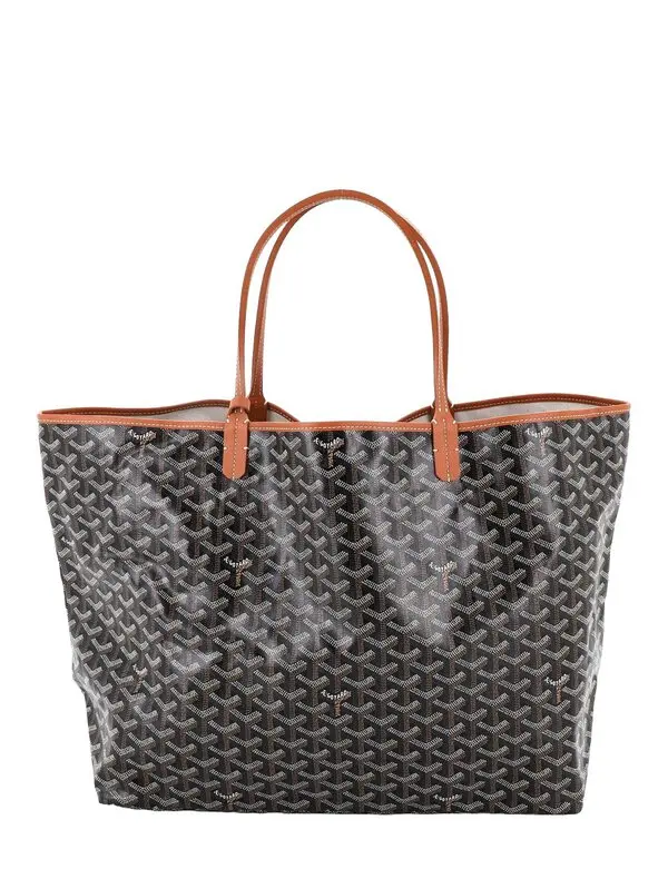 GOYARD Saint Louis Gm Tote Coated Canvas - Brown