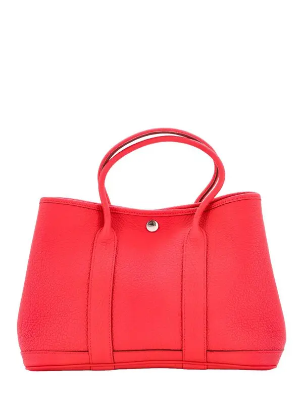 Hermès Garden Party Tote Leather 30 - Red