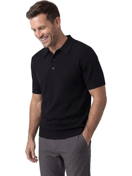 JACK ARCHER Legacy Resort Polo - True Black