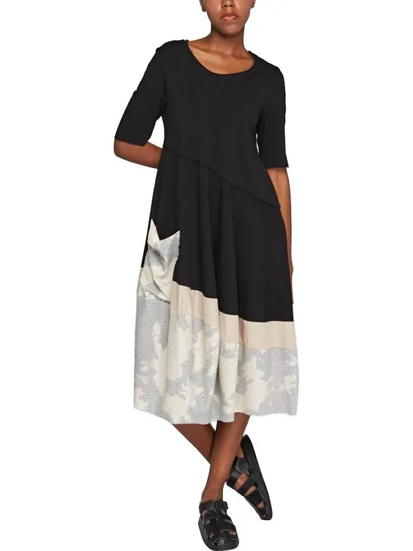 LUUKAA Selene Long Cotton Jersey Dress - Original