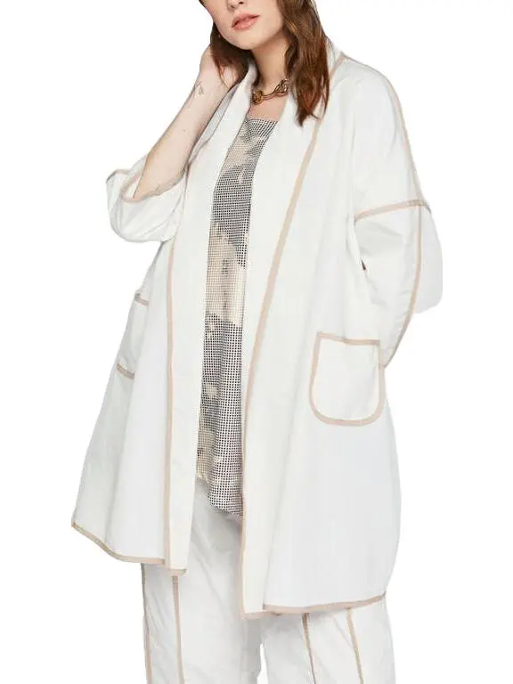 LUUKAA Memory Taffeta Duster - Ecru