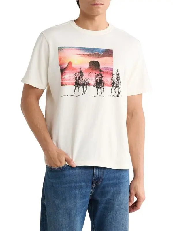 ONE OF THESE DAYS The Day The Rains Came Graphic T-shirt - Bone