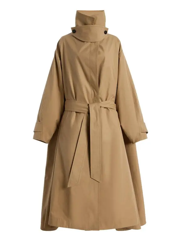 KALLMEYER Gabin Cotton Trench Coat - Khaki