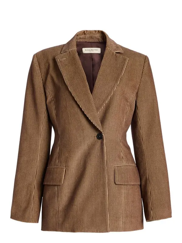KALLMEYER Sablier Cotton Blazer - Brown