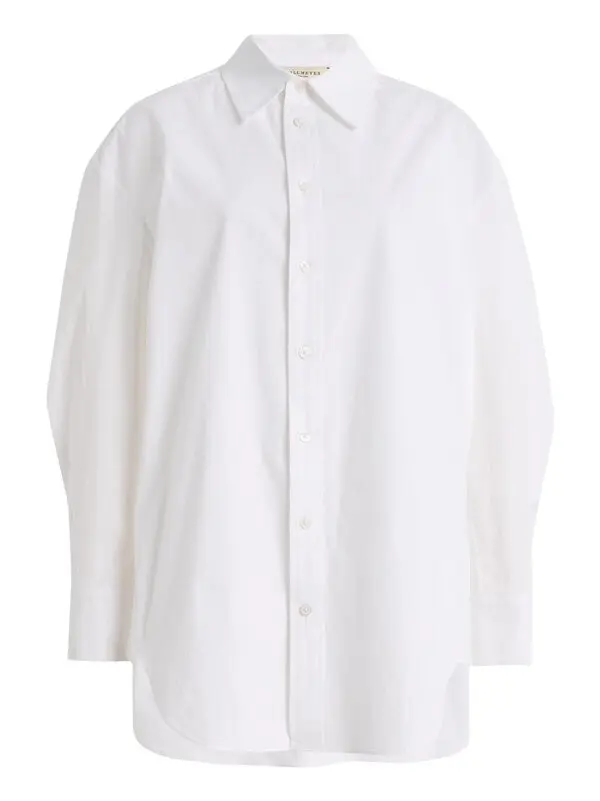 KALLMEYER Dani Cotton Button-down Shirt - White