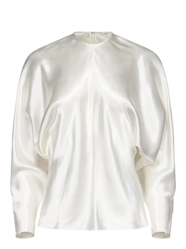 FFORME Sylvie Dolman-sleeve Draped Top - Ivory