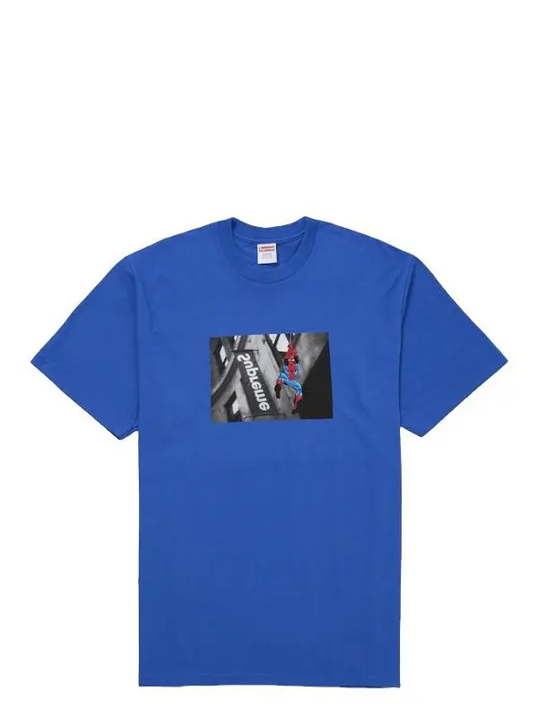 Supreme Spiderman Tee Shirt - Royal