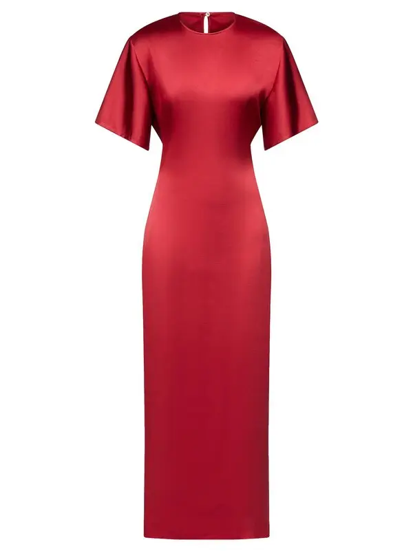 FFORME Imogen Seamless T-shirt Maxi Dress - Red