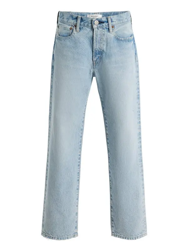 Moussy Vintage Elko Rigid Boyfriend Jeans - Light Wash