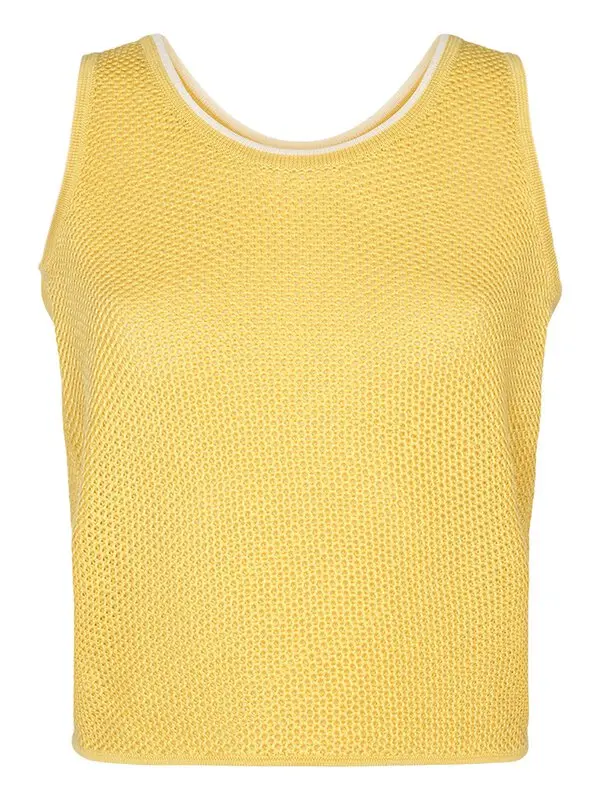 Escvdo Supe Cotton Tank Top - Yellow
