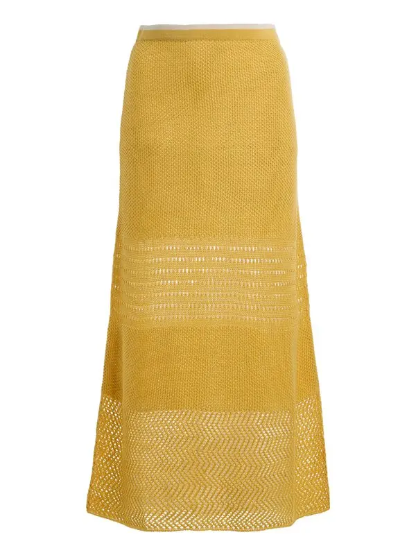 Escvdo Supe Maxi Skirt - Yellow