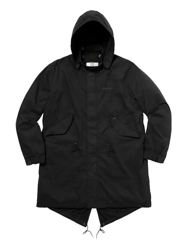 Supreme Akira Fishtail Parka Jacket - Black