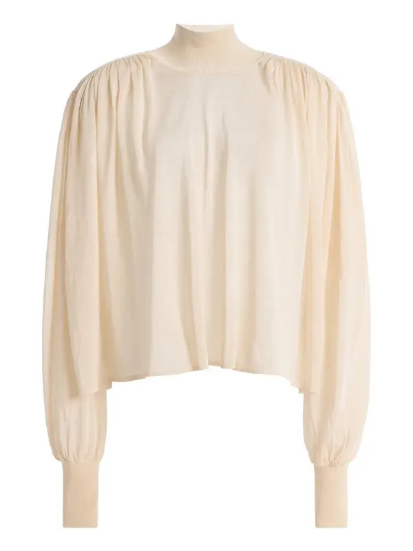 Altuzarra Ethel Ruffled Top - Off-white