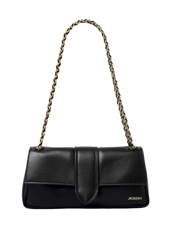 Jacquemus The Bambino Chaine Shoulder Bag - Black