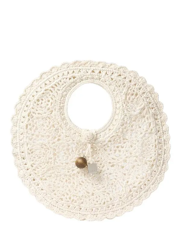 Jacquemus Le Spiaggia Small Round Bag - White