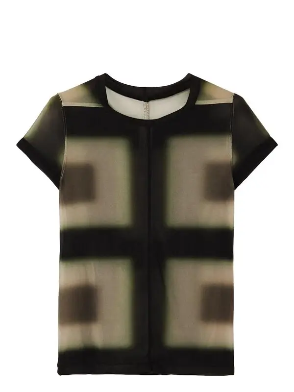 Rick Owens Stretch-mesh T-shirt - Black