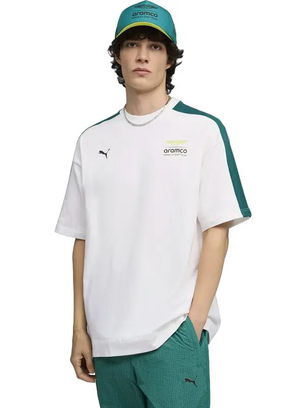 PUMA X Aston Martin Aramco F1â® Team T7 T-shirt - White