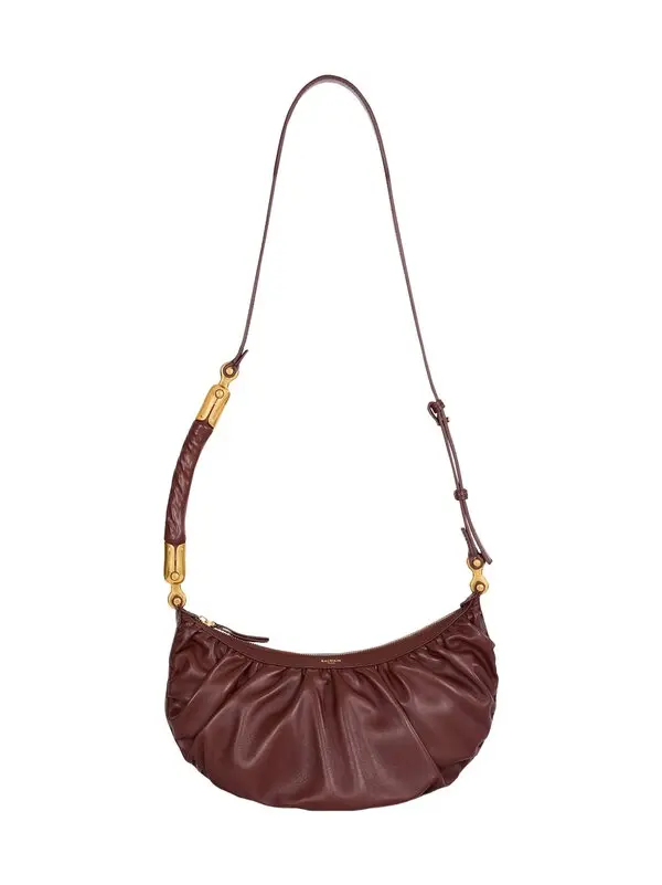 Balmain Bène Hobo Bag - Dark Brown