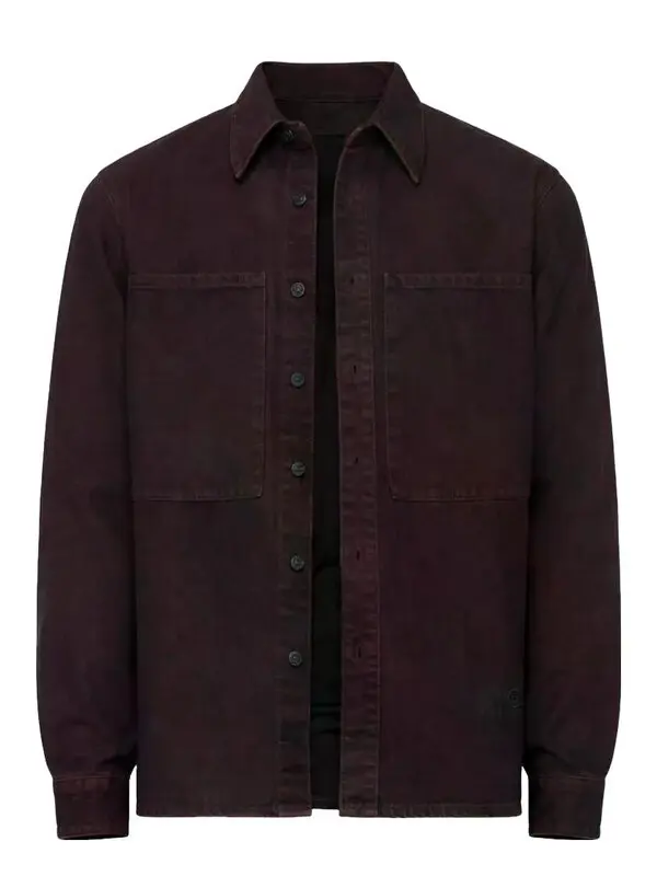 MAISON MARGIELA Long-sleeved Overshirt - Red