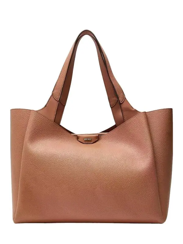 Dkny Logo-detail Tote Bag - Brown