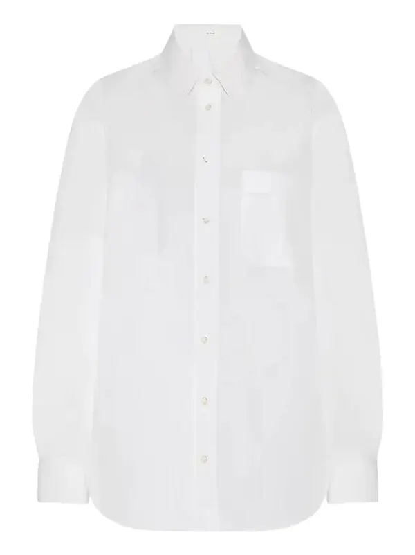 THE ROW Chest-pocket Classic-collar Shirt - White