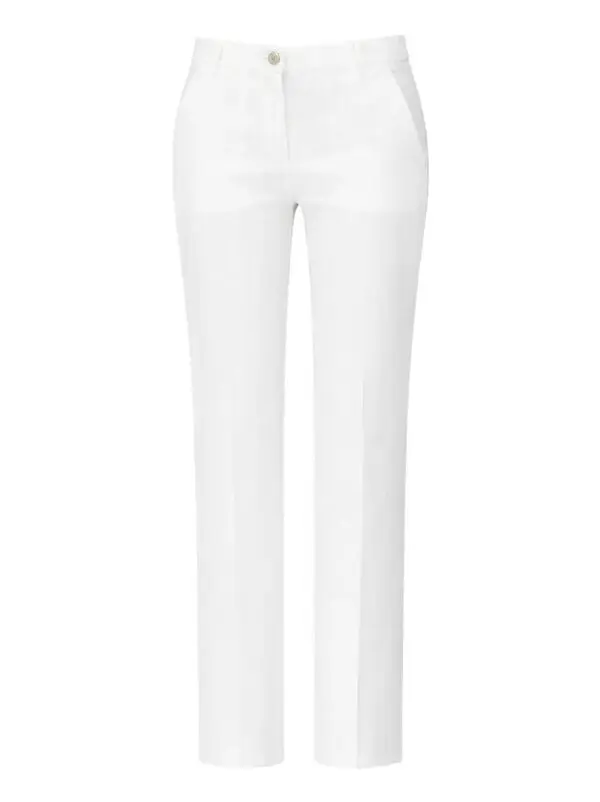 Pinko Straight-leg Trousers - White