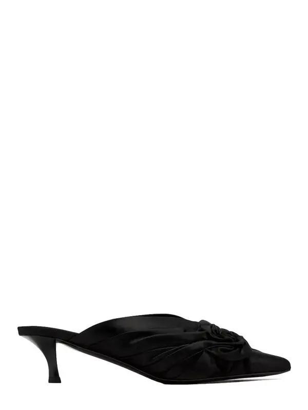 Givenchy Twist-flower Mules - Black
