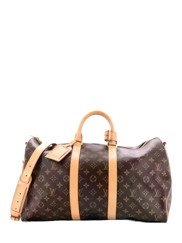 LOUIS VUITTON Keepall Bandouliere 45 Monogram Canvas - Brown