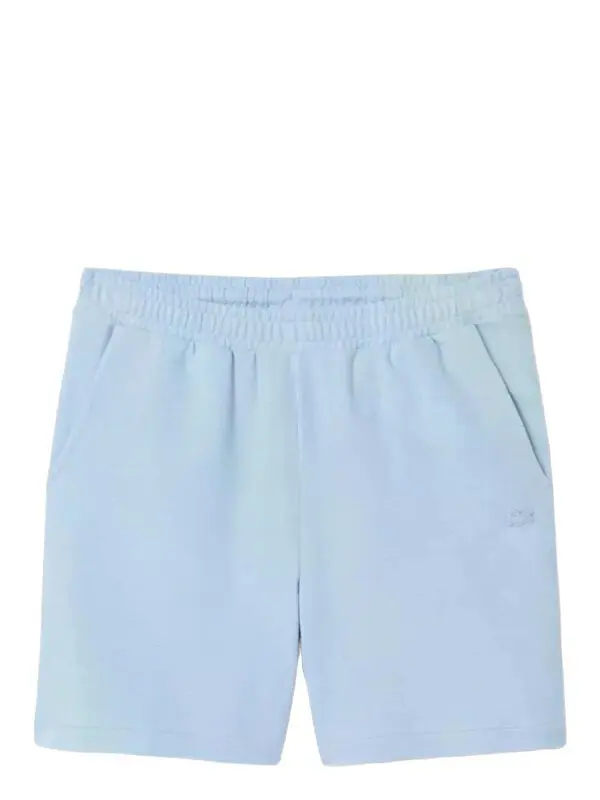 Lacoste Embossed Logo Chambray Shorts - Blue