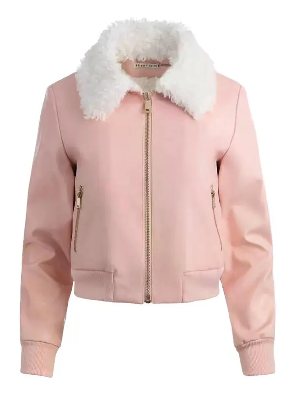 Alice + Olivia Collar Jacket - Pink