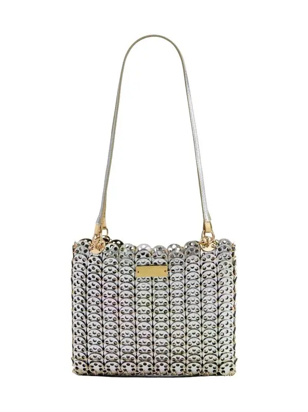 Rabanne Iconic Nano 1969 Reversible Shoulder Bag - Gold