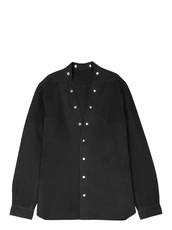 Rick Owens Larry Press-stud Shirt - Black