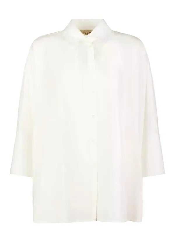 Max Mara Button-up Collared Shirt - Neutrals