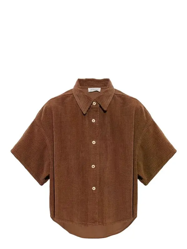 American Vintage Padow Corduroy Shirt - Brown