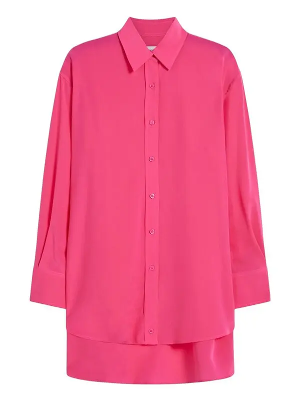 Scanlan Theodore Silk Button Shirt - Pink