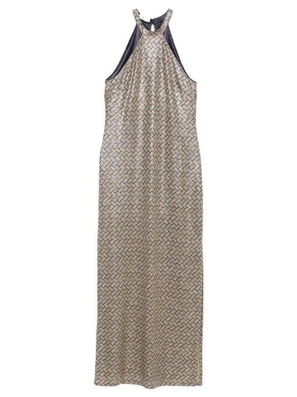 SIYU Tallis Long Dress - Brown
